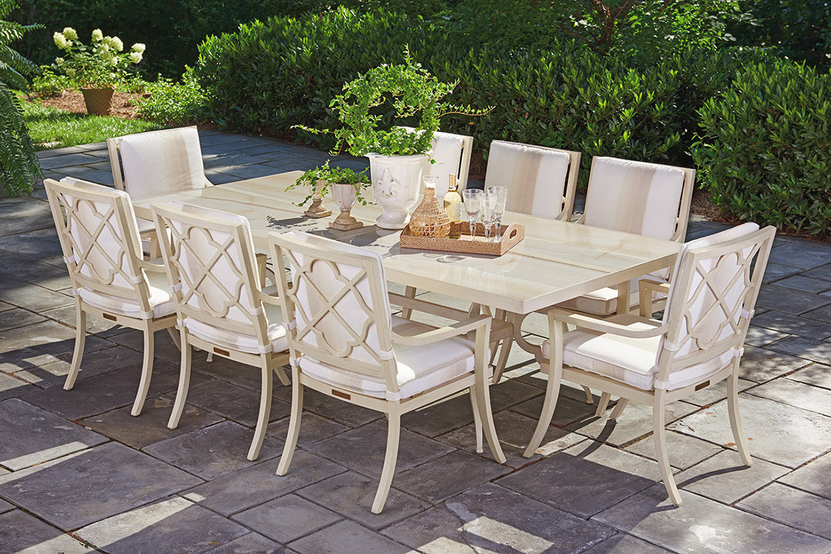Dining Table W/Porcelain Top | Lexington Home Brands