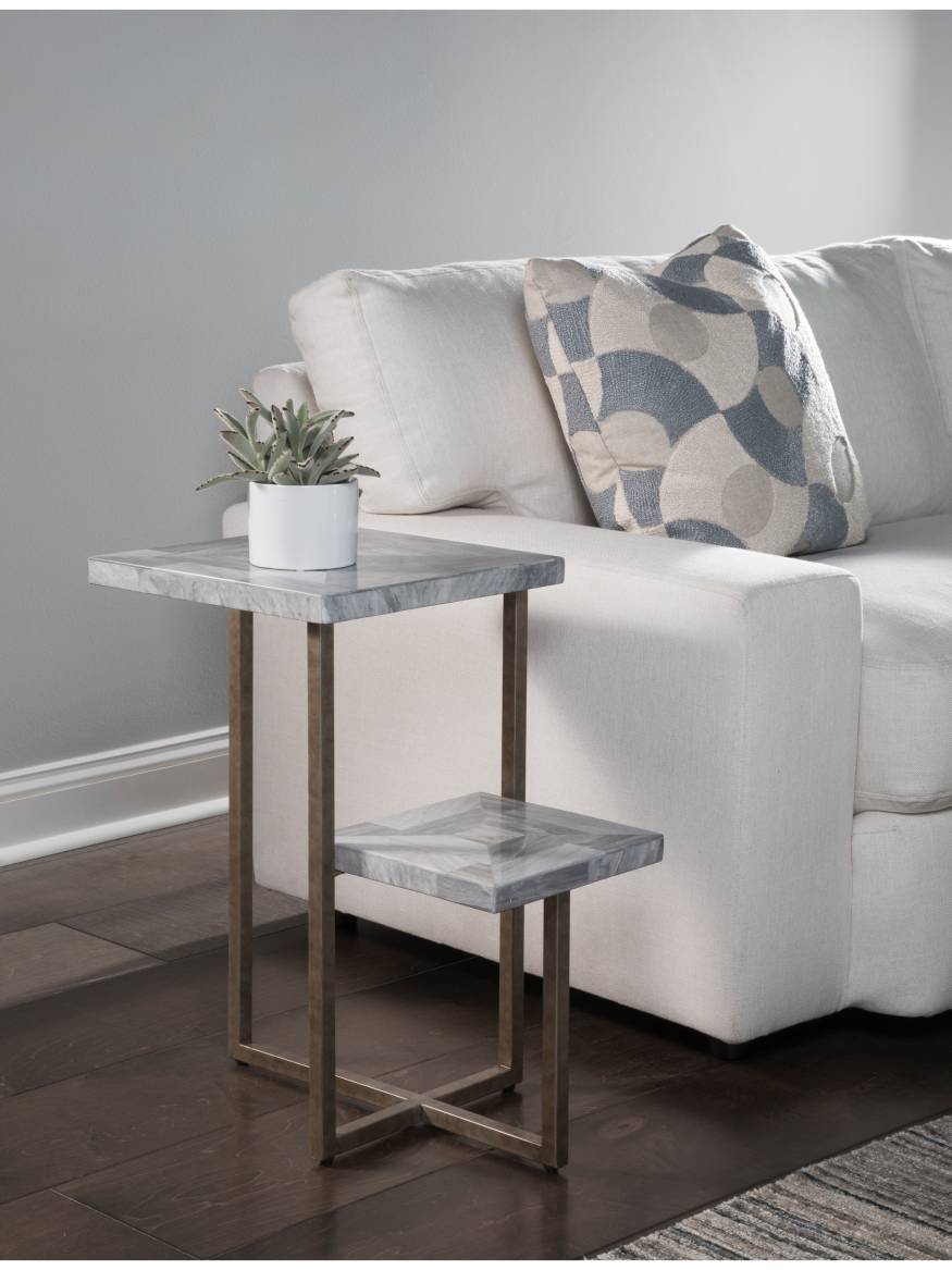 2190-951 | Salvo Rectangular Tier Spot Table | Signature Designs|