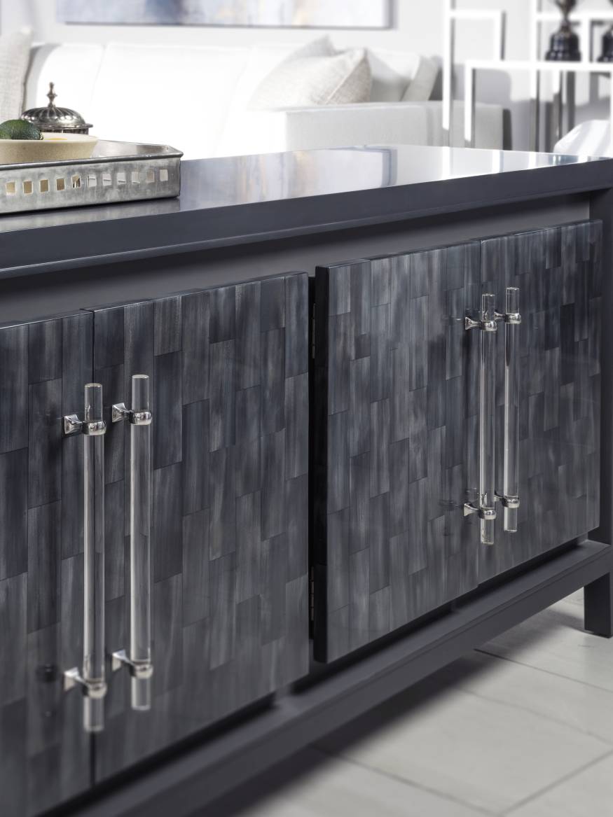 2268-907 | Elation Gray Media Console | Signature Designs| Lexington