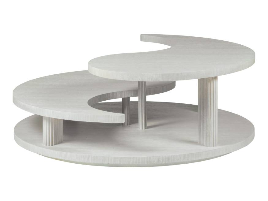 2287-943 | Misty Gray Yin Yang Cocktail Table | Signature Designs|