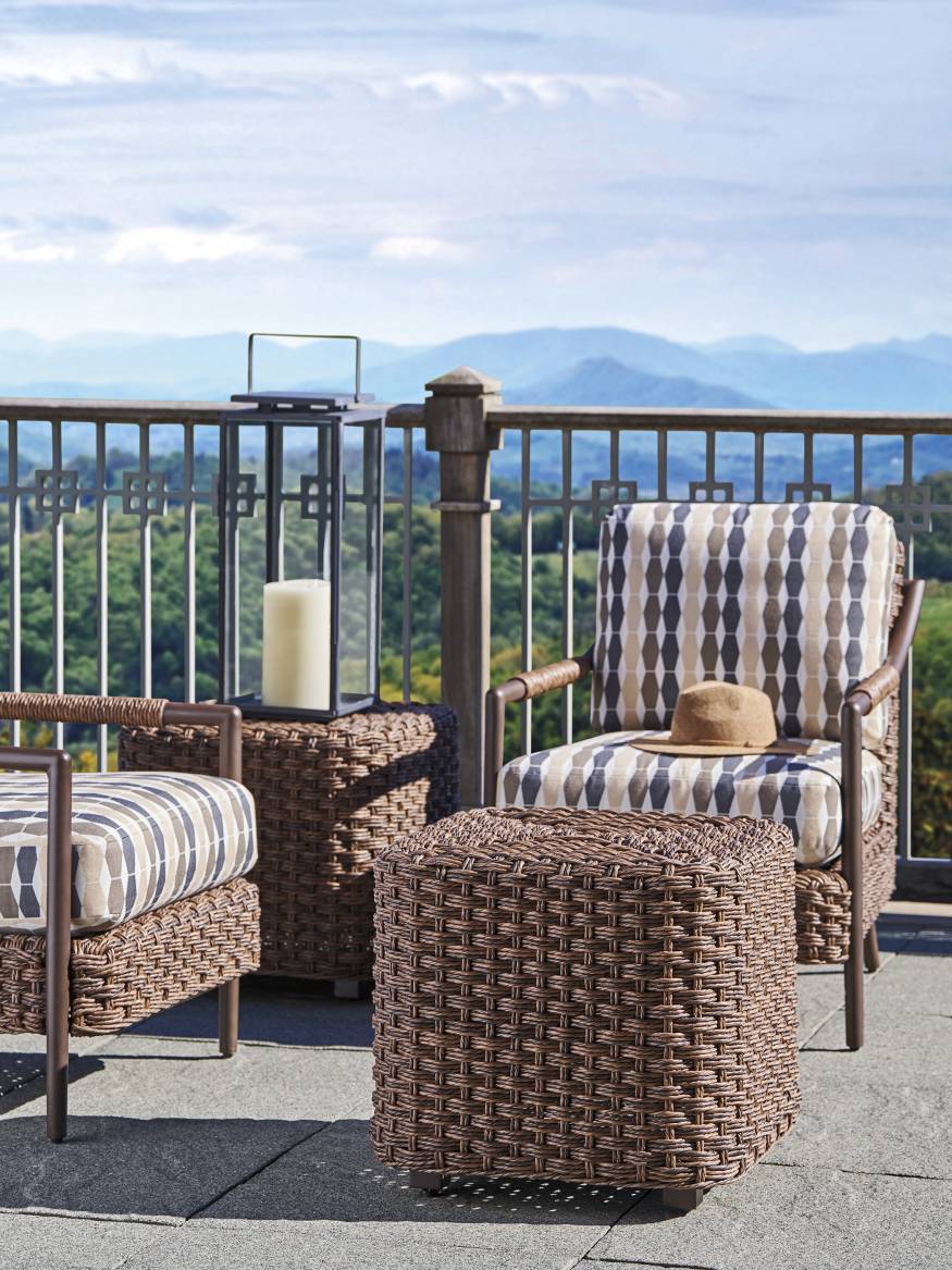 3350-944 | Small Ottoman | Kilimanjaro| Lexington Home Brands