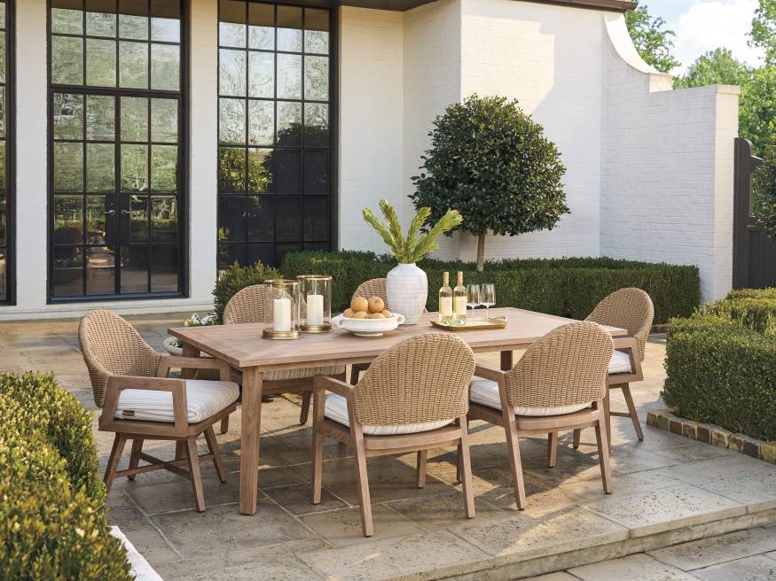 3380-877 | Teak Rectangular Dining Table | Isle Of Palms| Lexington