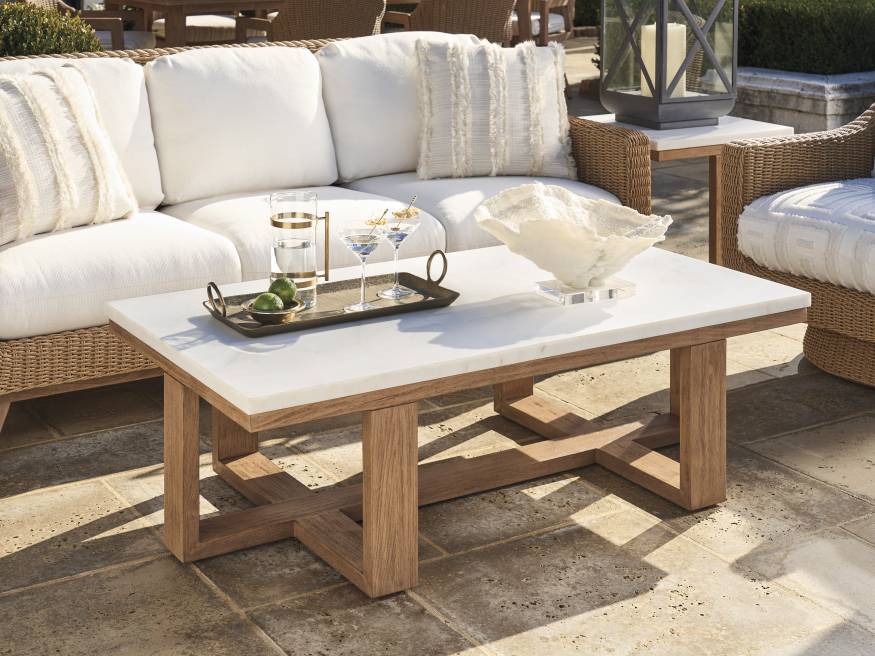 3380-947 | Rectangular Cocktail Table | Isle Of Palms| Lexington Home