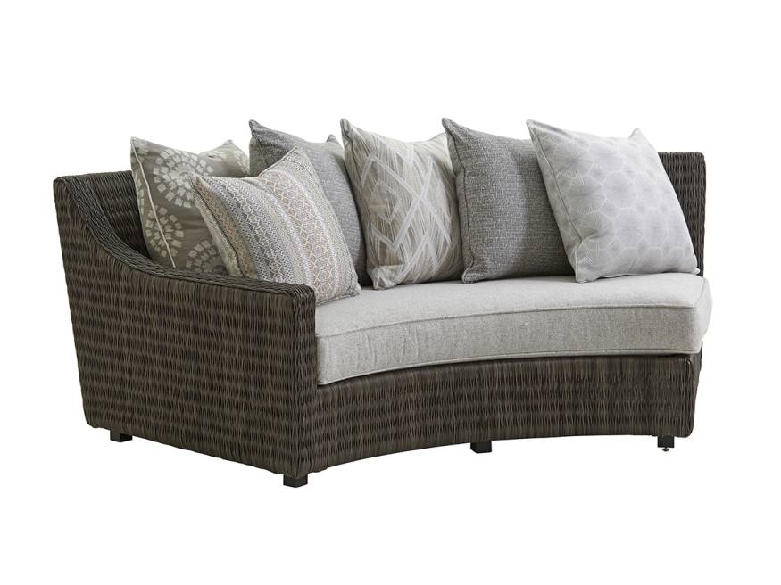 3900-82L | Curved Sectional Laf Sofa | Cypress Point Ocean Terrace|