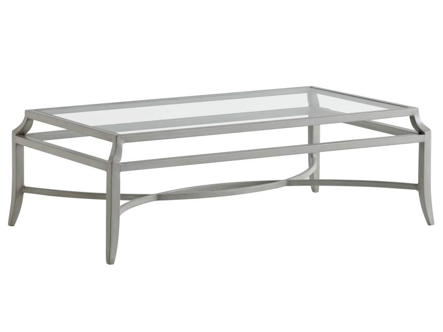 3945-945 | Rectangular Cocktail Table | Silver Sands| Lexington Home