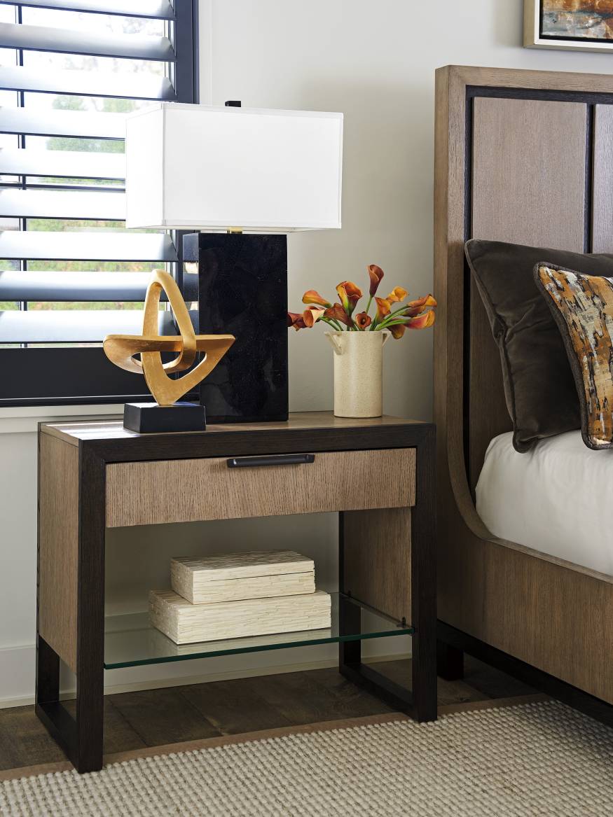 416-623 | Russo Open Nightstand | Zanzibar| Lexington Home Brands