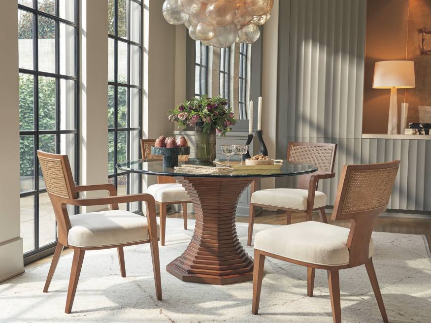 420-881-01 | Serrano Woven Arm Chair | La Costa| Lexington Home Brands