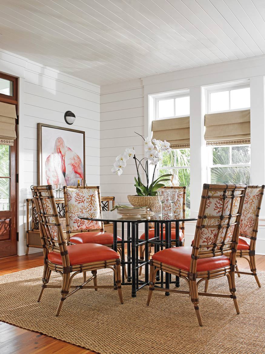 558-882 | Summer Isle Upholstered Side Chair | Twin Palms| Lexington