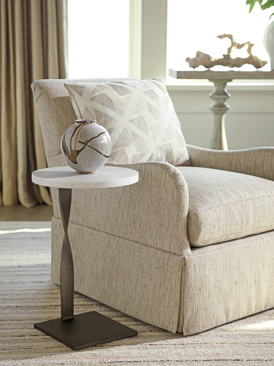 570-951 | Rockville Round Martini Table | Ocean Breeze| Lexington