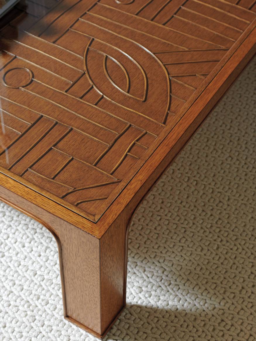 575-947 | Redford Square Rattan Cocktail Table | Palm Desert|