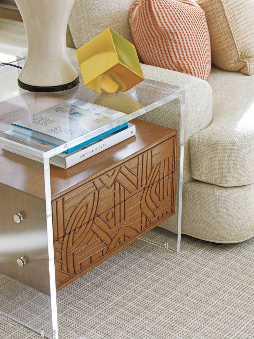 575-957 | Arden Acrylic Lamp Table | Palm Desert| Lexington Home