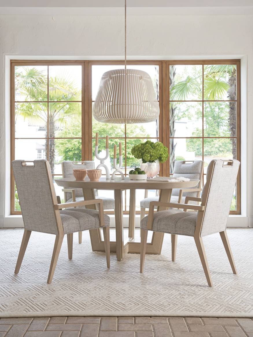 578-875C | Hanson Round Dining Table | Sunset Key| Lexington Home