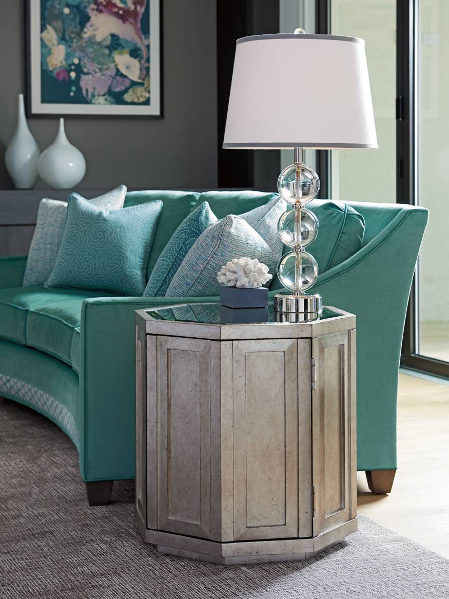 733-957 | Rochelle Octagonal Storage Table | Ariana| Lexington Home