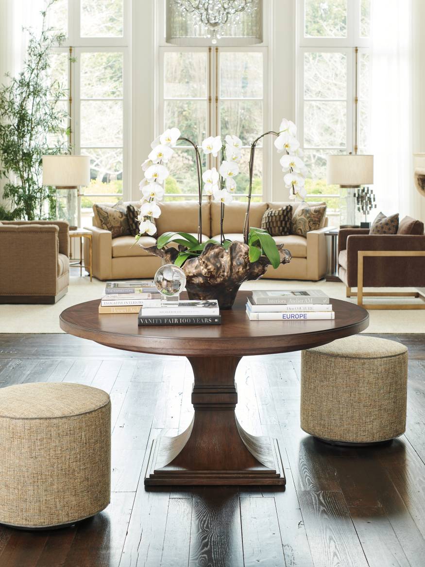 Waverly Swivel Ottoman | Lexington Home Brands