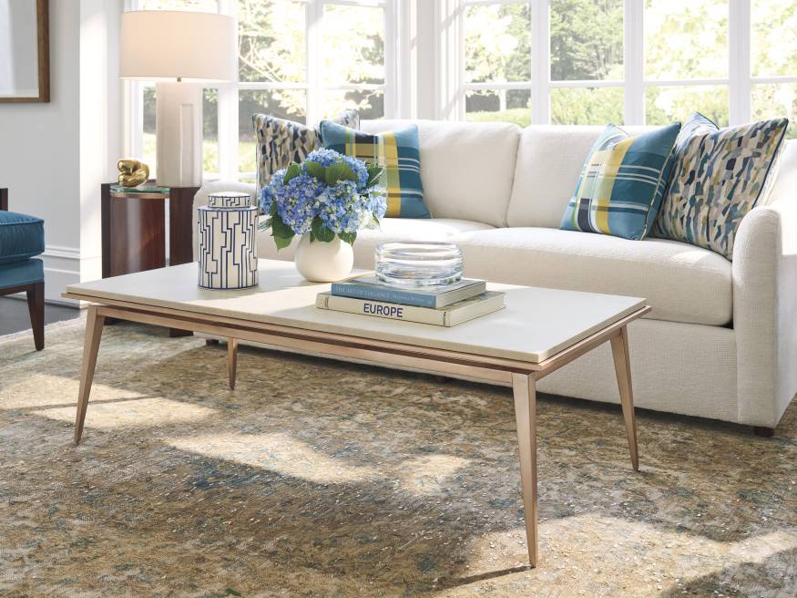 743-945C | Bulgari Rectangle Cocktail Table | Rendezvous| Lexington