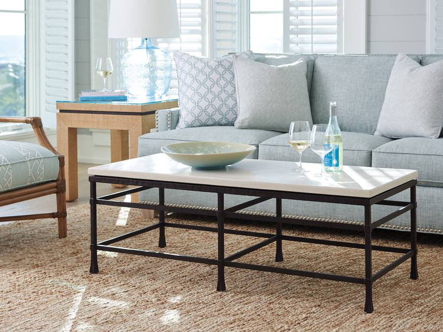 920-945 | Breakwater Metal And Stone Cocktail Table | Newport|