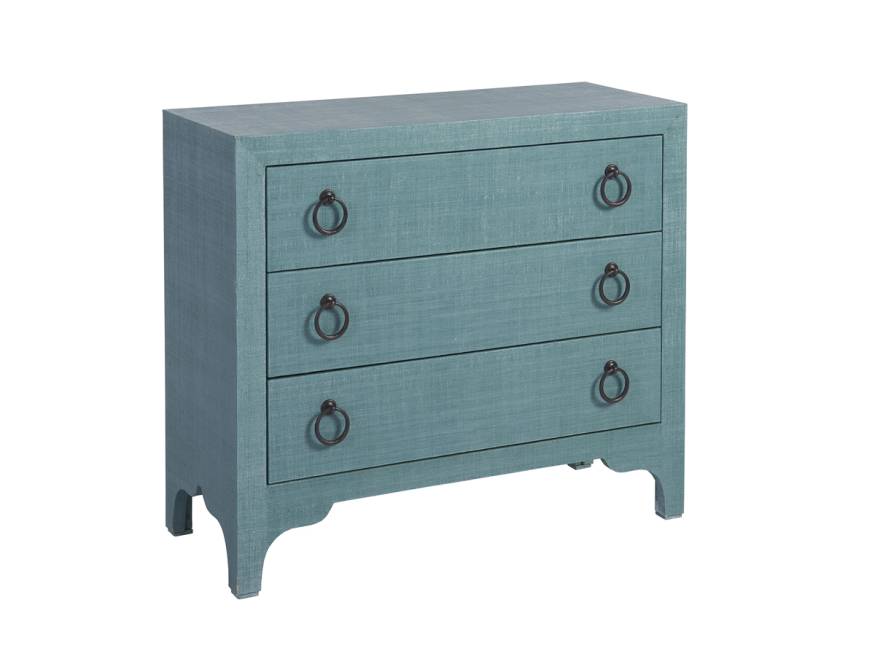 923-974 | Balboa Island Raffia Hall Chest | Newport| Lexington Home