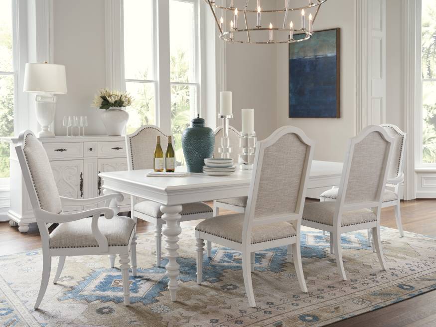 937-877 | Palazzo Rectangular Dining Table | Villa Blanca| Lexington