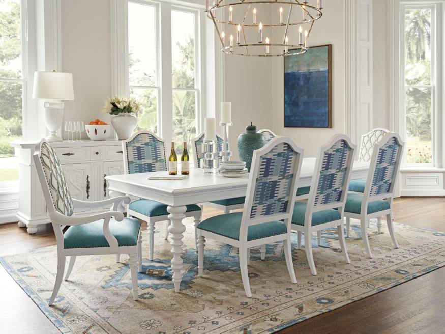 937-877 | Palazzo Rectangular Dining Table | Villa Blanca| Lexington